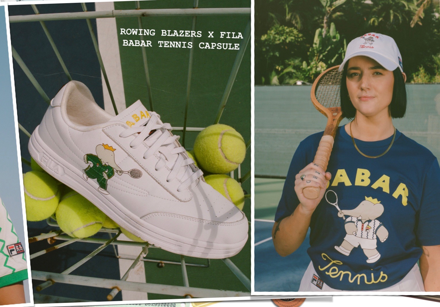 Babar 'Makes a Racket' With Rowing Blazers' Tennis Collection - The ...