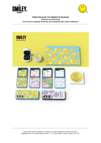 Smiley and Samsung Spreading the Joy With New Collection - The ...