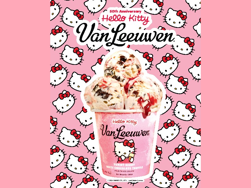 Hello Kitty Treat Launches at Van Leeuwen for National Ice Cream Day ...