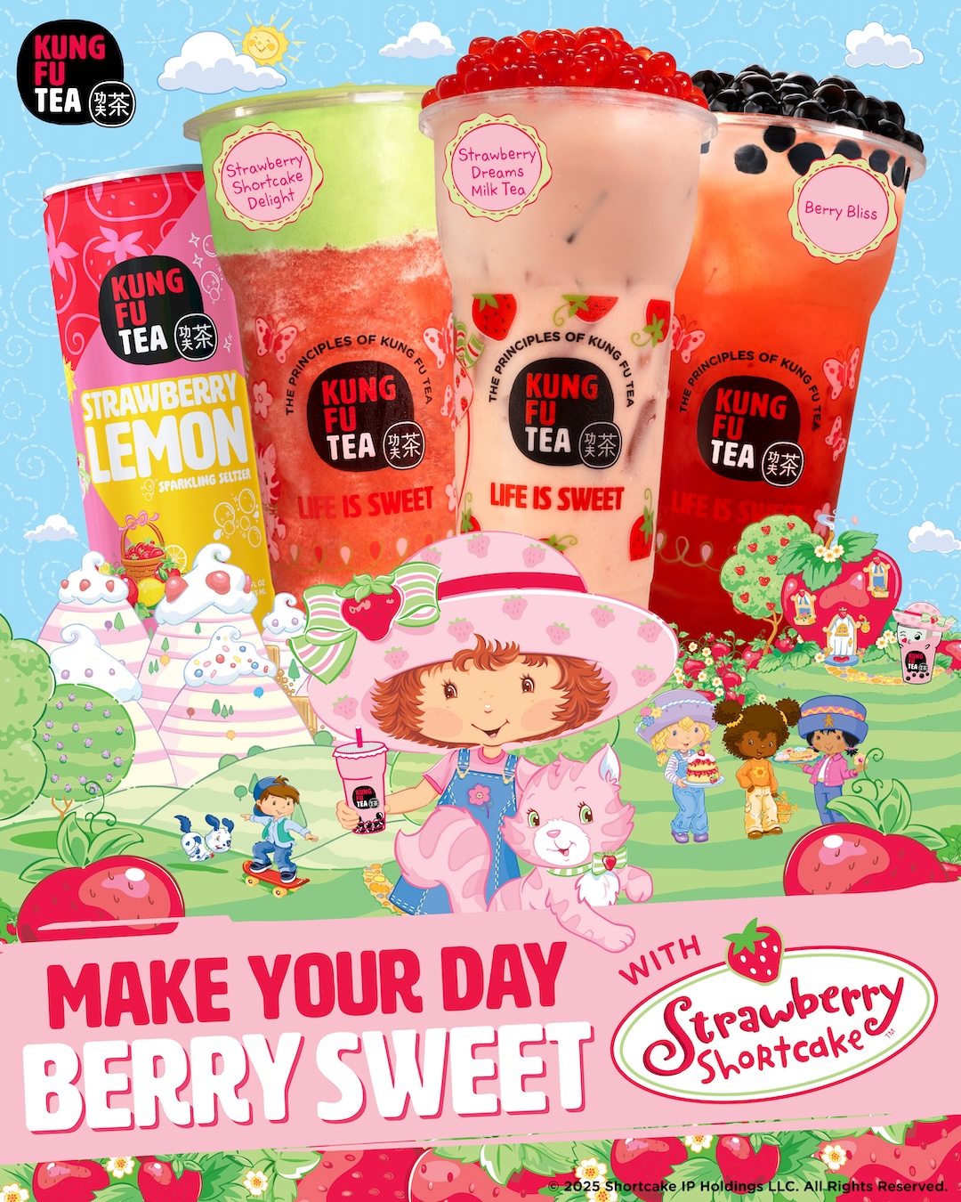 Kung Fu Tea Tag Teams With Wildbrain's Strawberry Shortcake - The ...